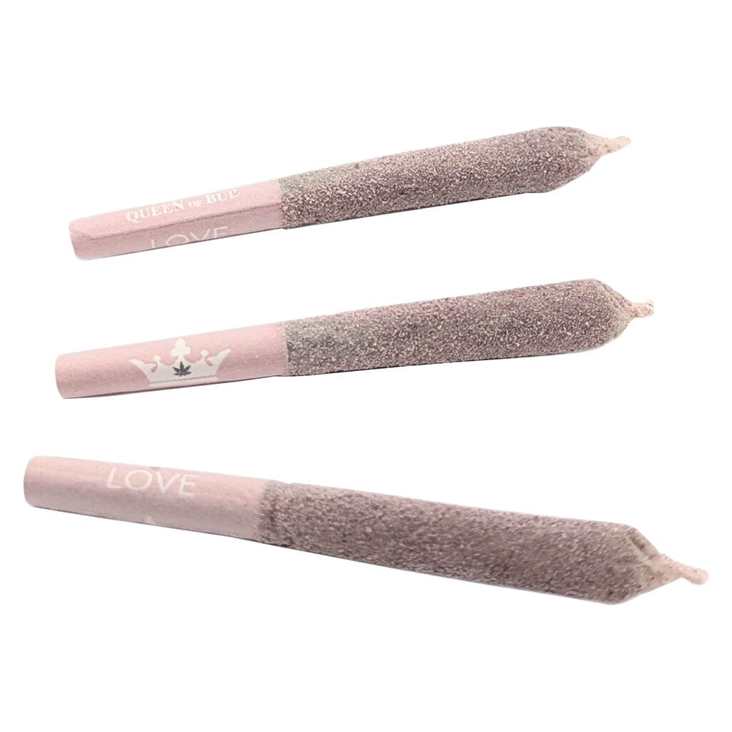 Queen Of Bud - Rose Quartz Infused Rose Diamond Coated Pre-Roll ...